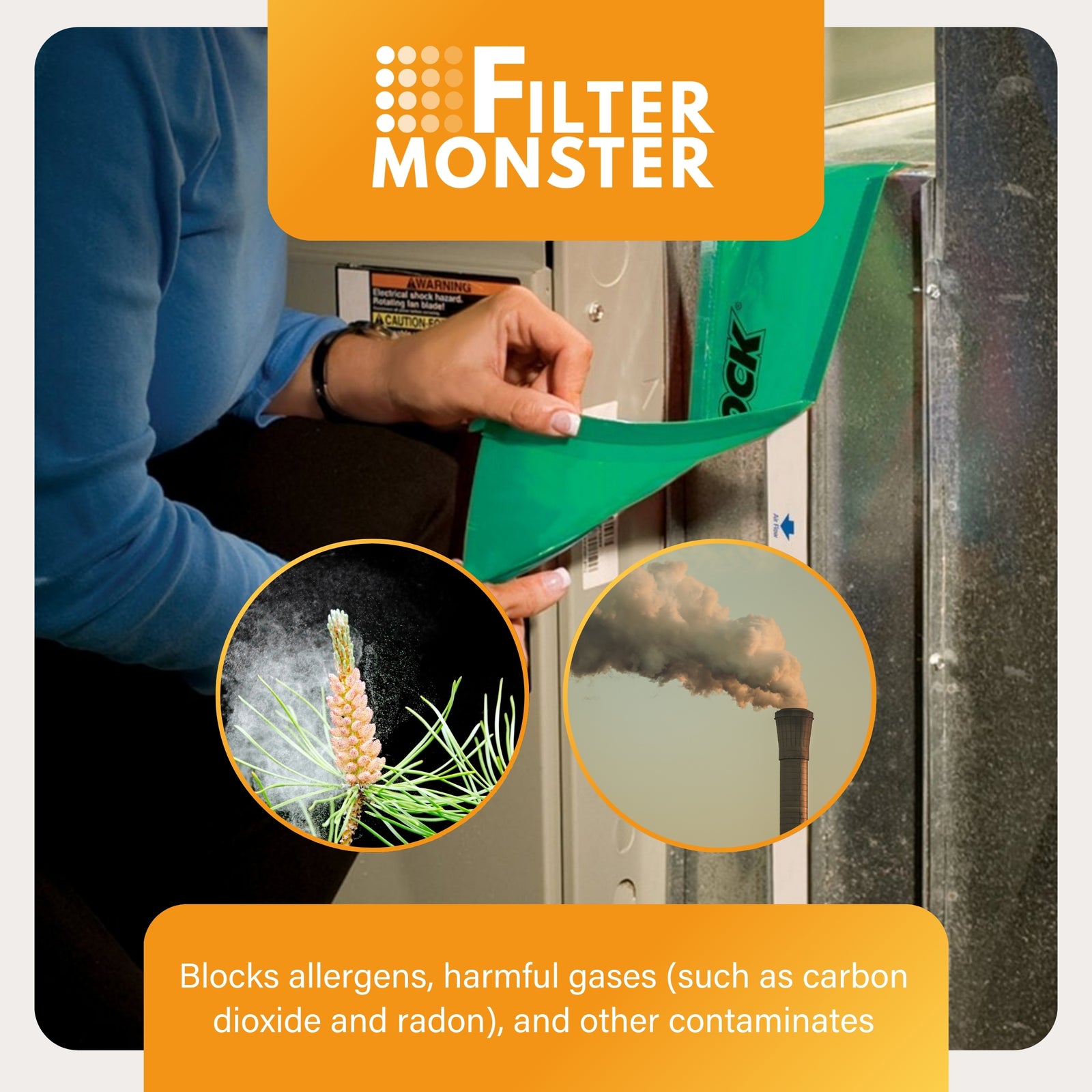 AllergyZone FilterLock Furnace Filter Slot Seal | Filter-Monster